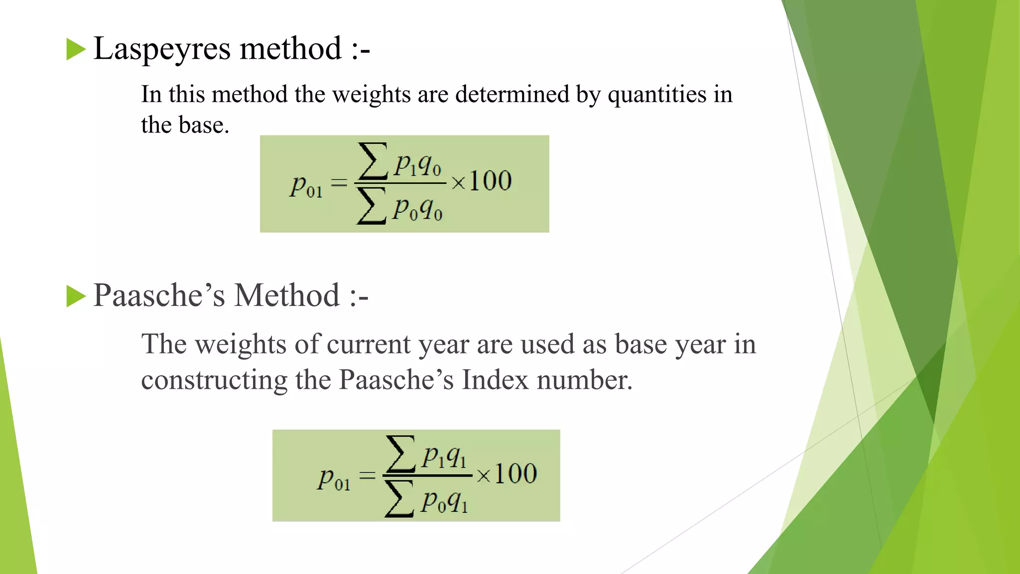 Weighted index number - business statistics | PPTX