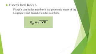 Weighted index number - business statistics | PPTX