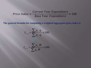 Weighted index numbers | PPTX