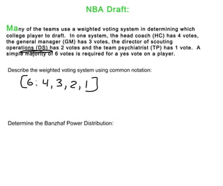 Weighted voting | PPT