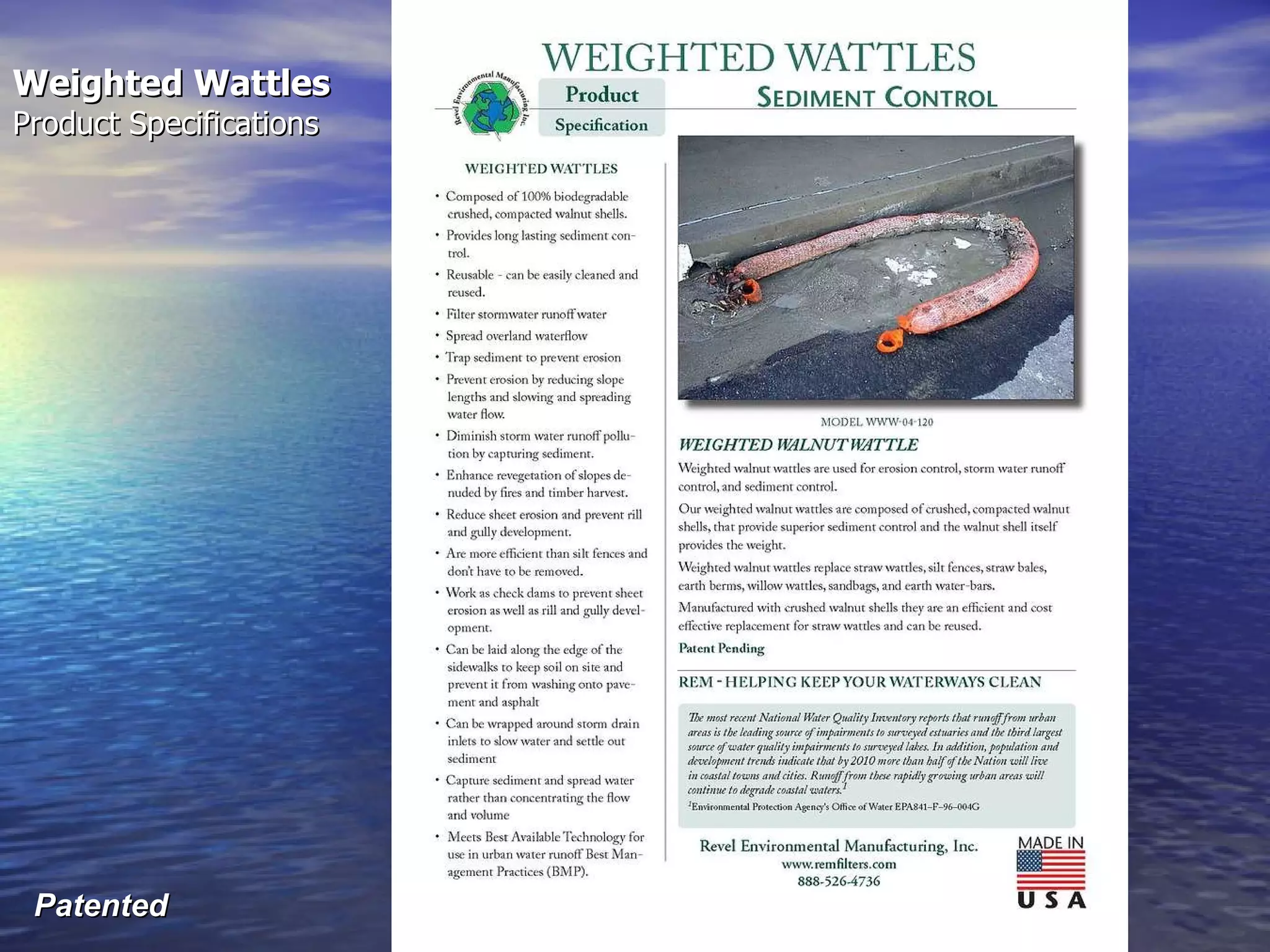 Weighted Wattles (patented) | PPT