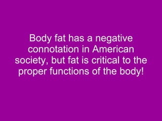 Weightism And The Myths Of Obesity | PPT