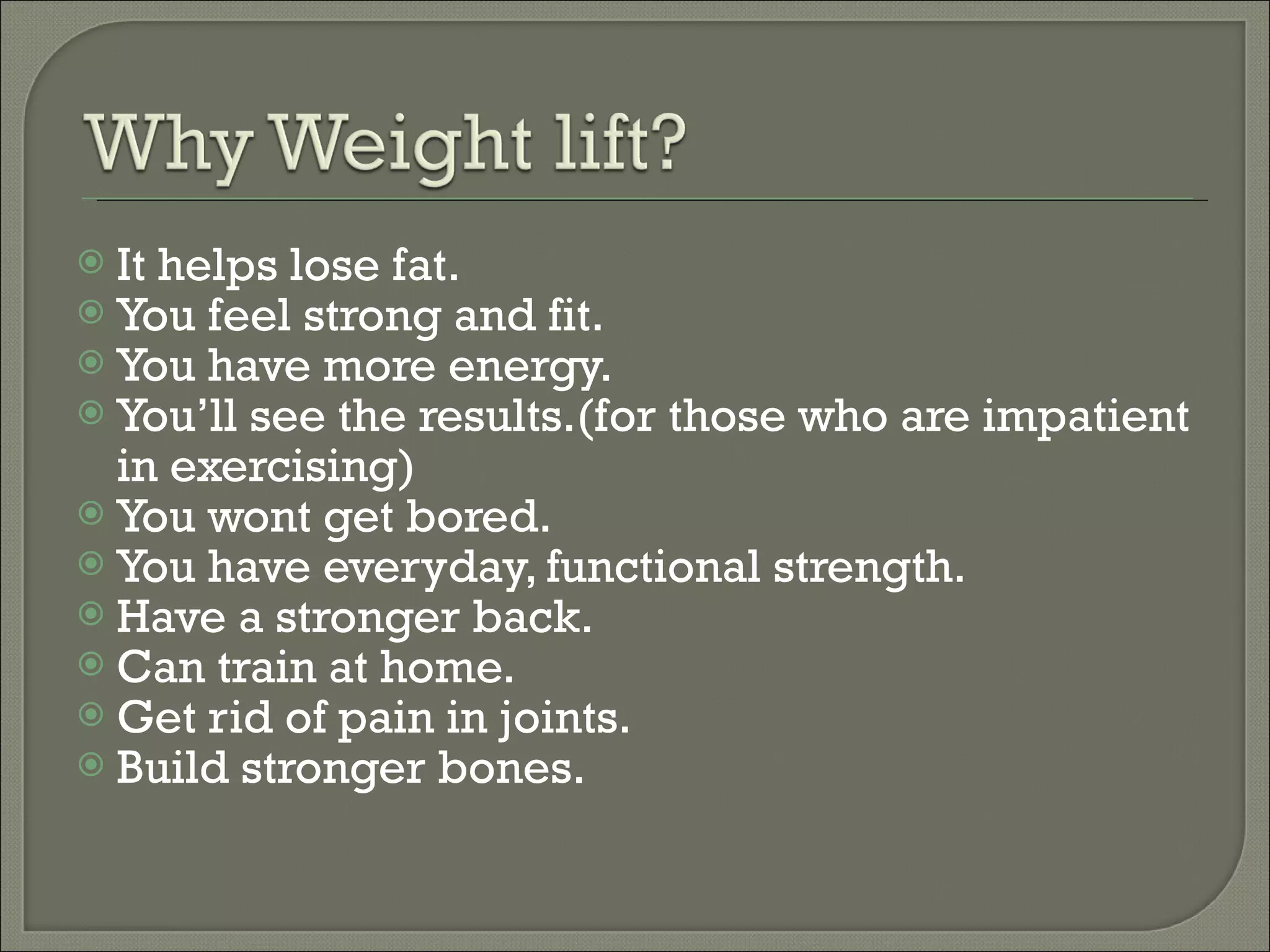 Weightlifting | PPT