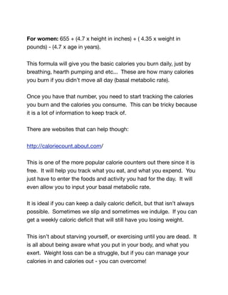 Weight loss tips | PDF