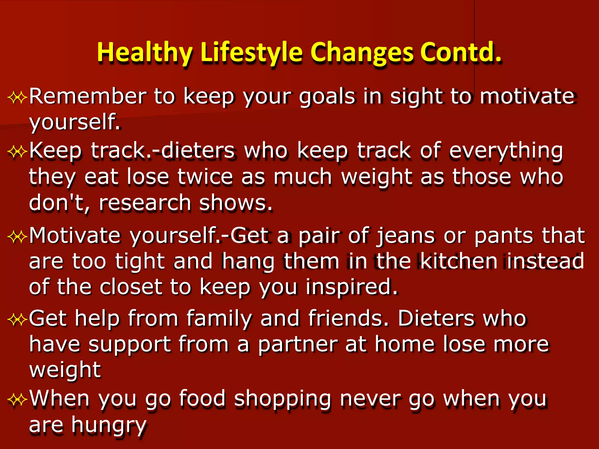 Simple weight loss tips - Secret of lossing weight | PPT