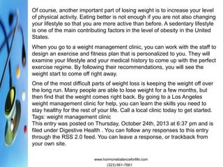 Weight management clinic | PPT