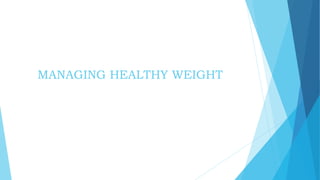 Weight Management ppt | PPTX