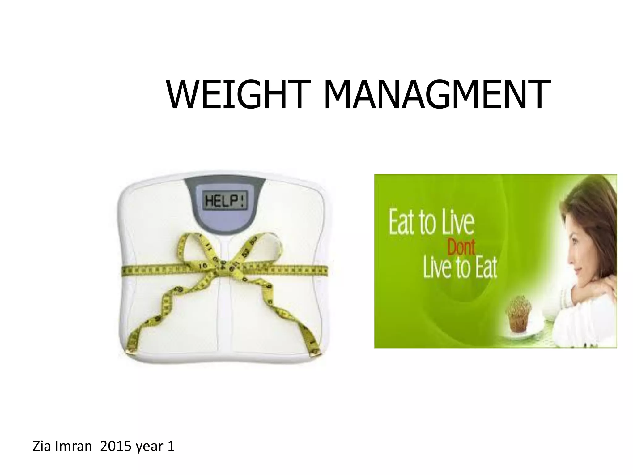 Weight managment (1) | PDF
