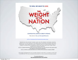Weight of the nation | PDF