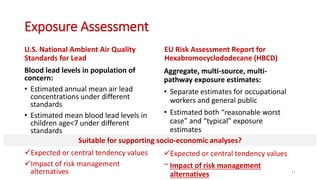 Chemical Risk Assessment and Translation to Socio-Economic Assessments ...