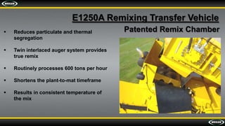 Weiler E1250A Remixing Transfer Vehicle | PPTX