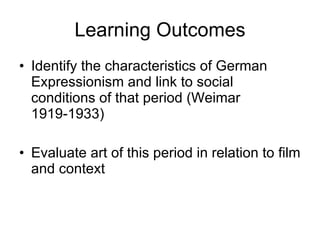 Weimar And Expressionism | PPT