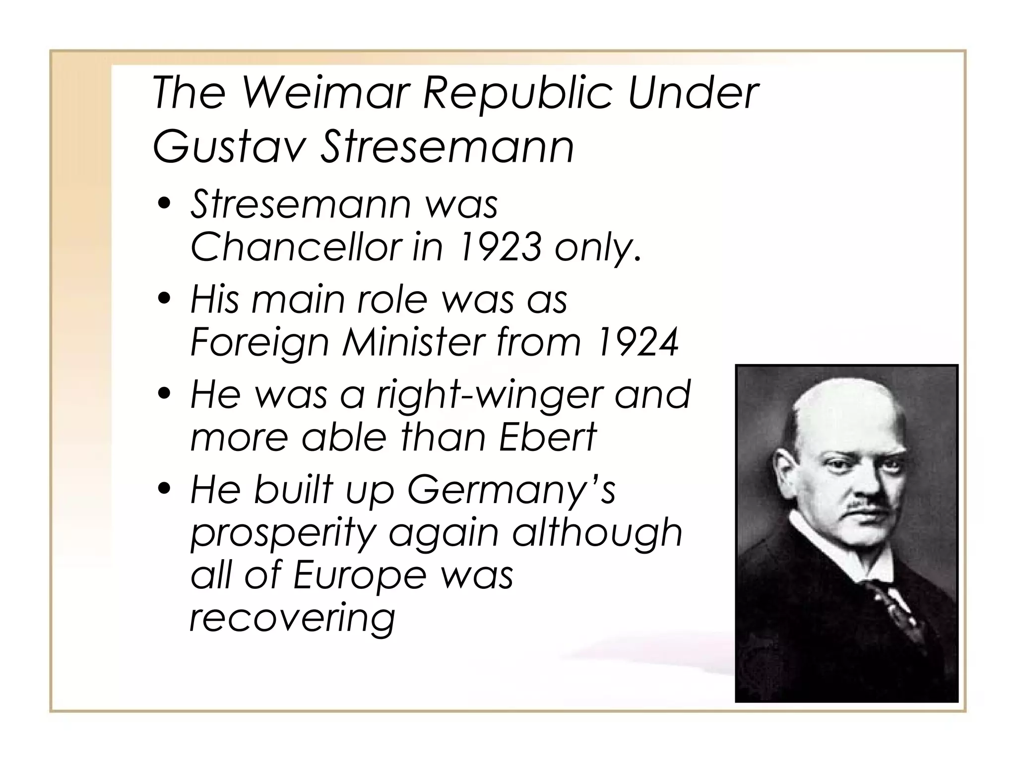 Weimar Germany. | PPT