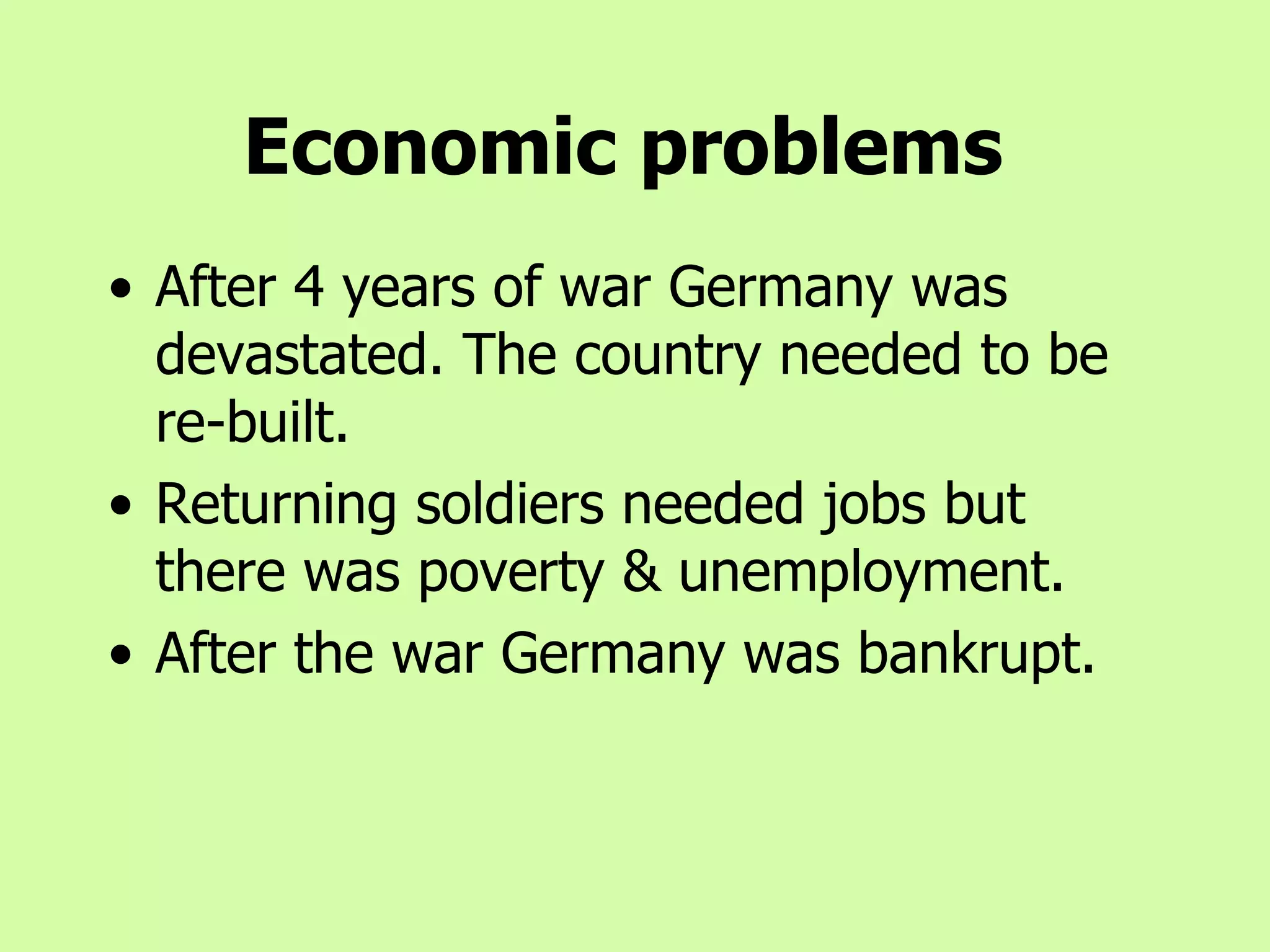 Weimar republic | PPT