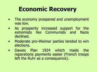 Weimar republic | PPT