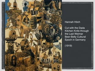 Art & Culture of the Weimar Republic | PDF