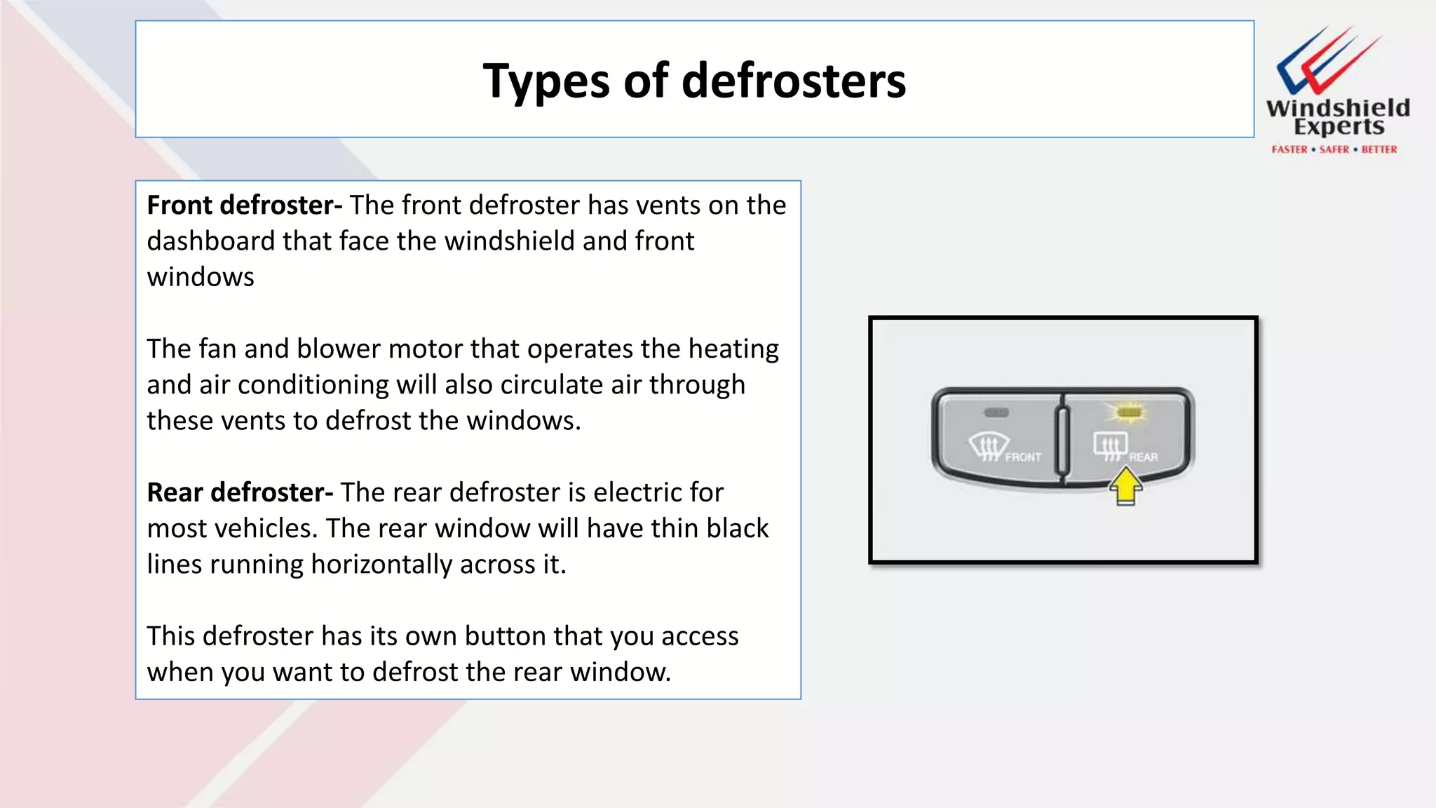 Importance of defroster | PPTX