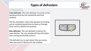 Importance of defroster | PPTX