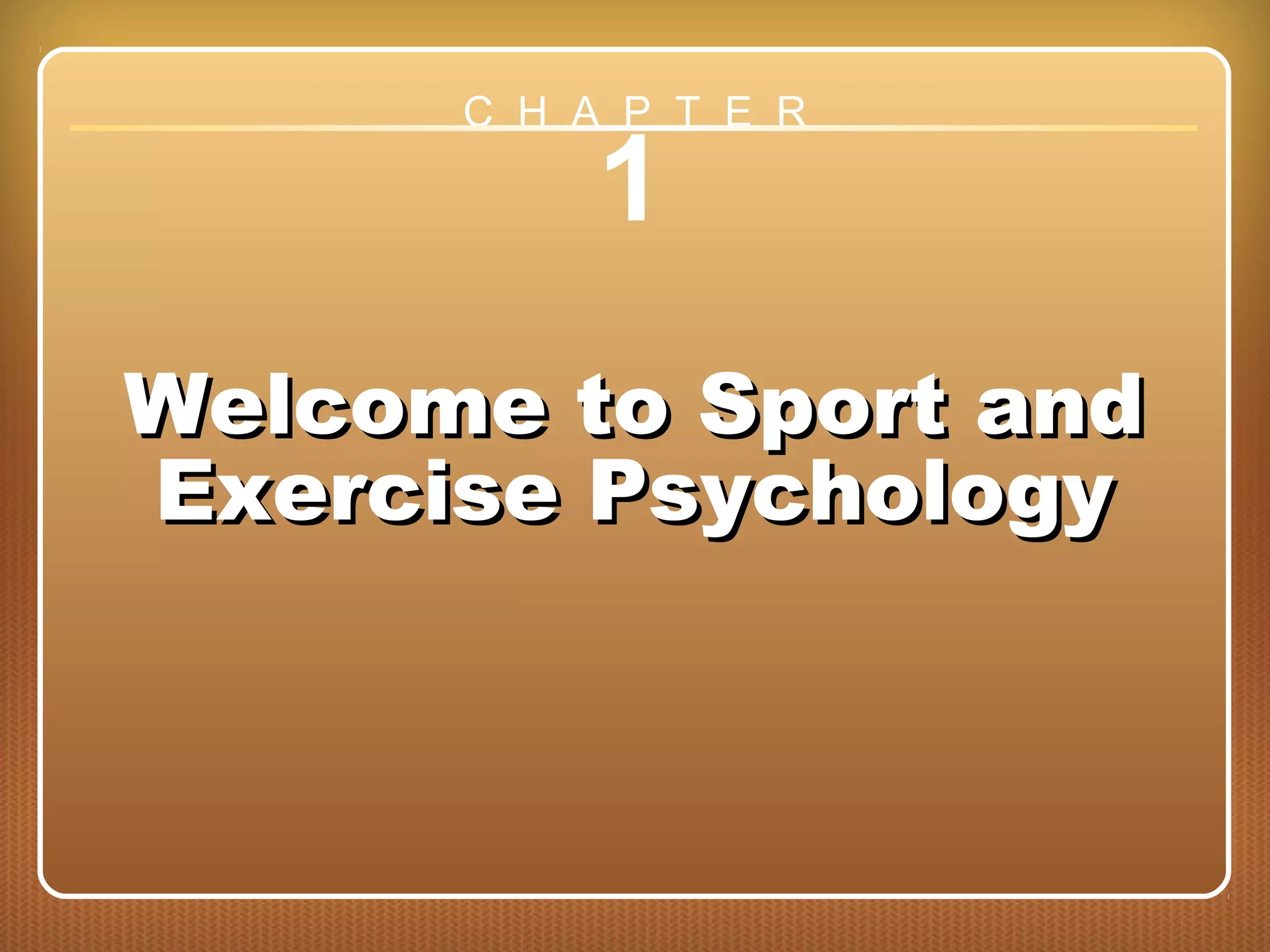 FW279 Intro to Sport Psychology | PPT