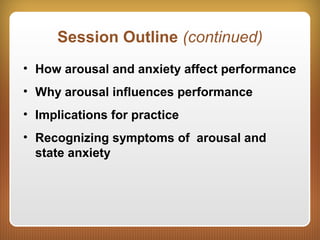 FW279 Arousal, Stress, and Anxiety | PPT