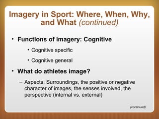 Imagery In Sport