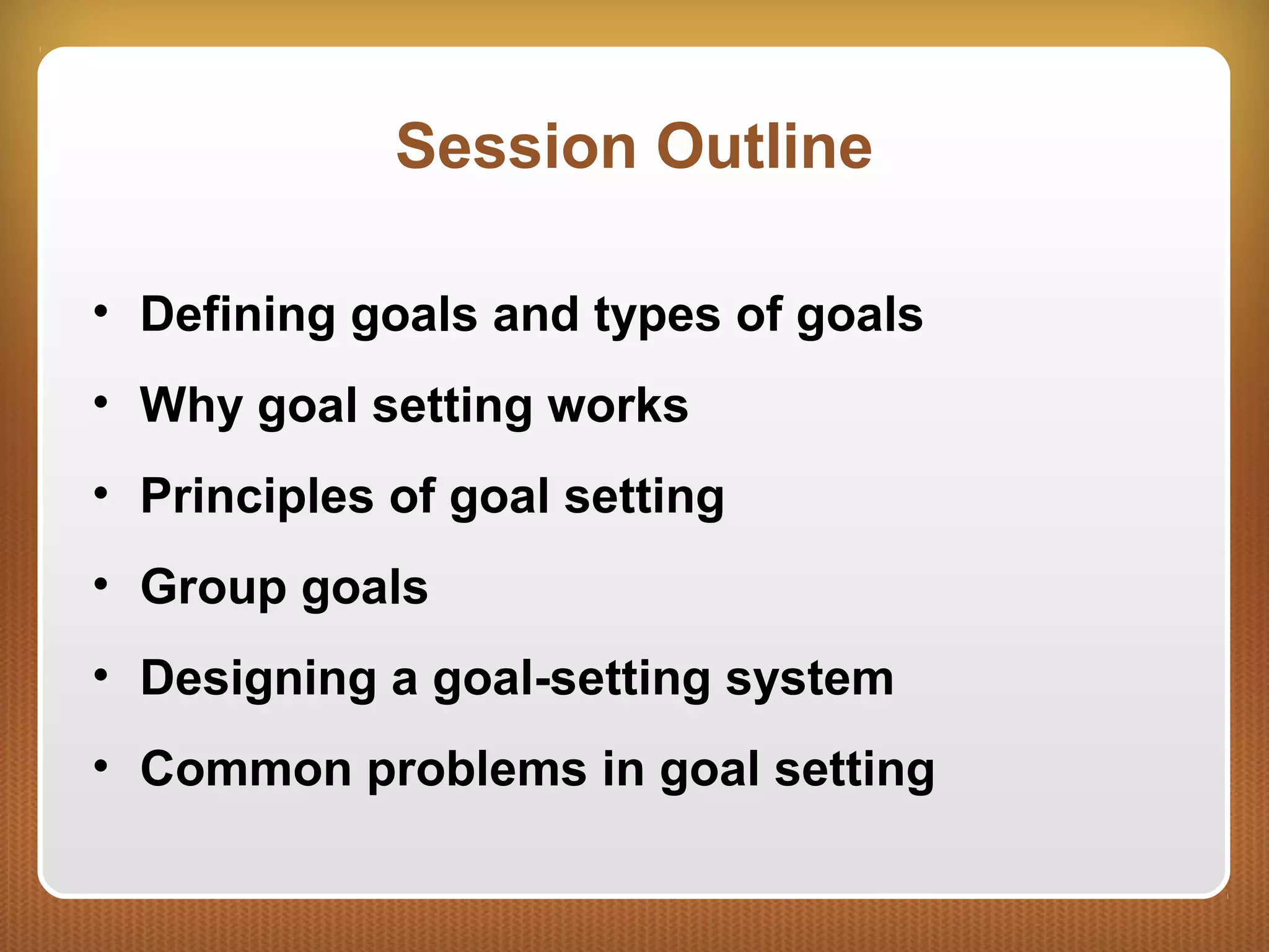 FW279 Goal Setting | PPT
