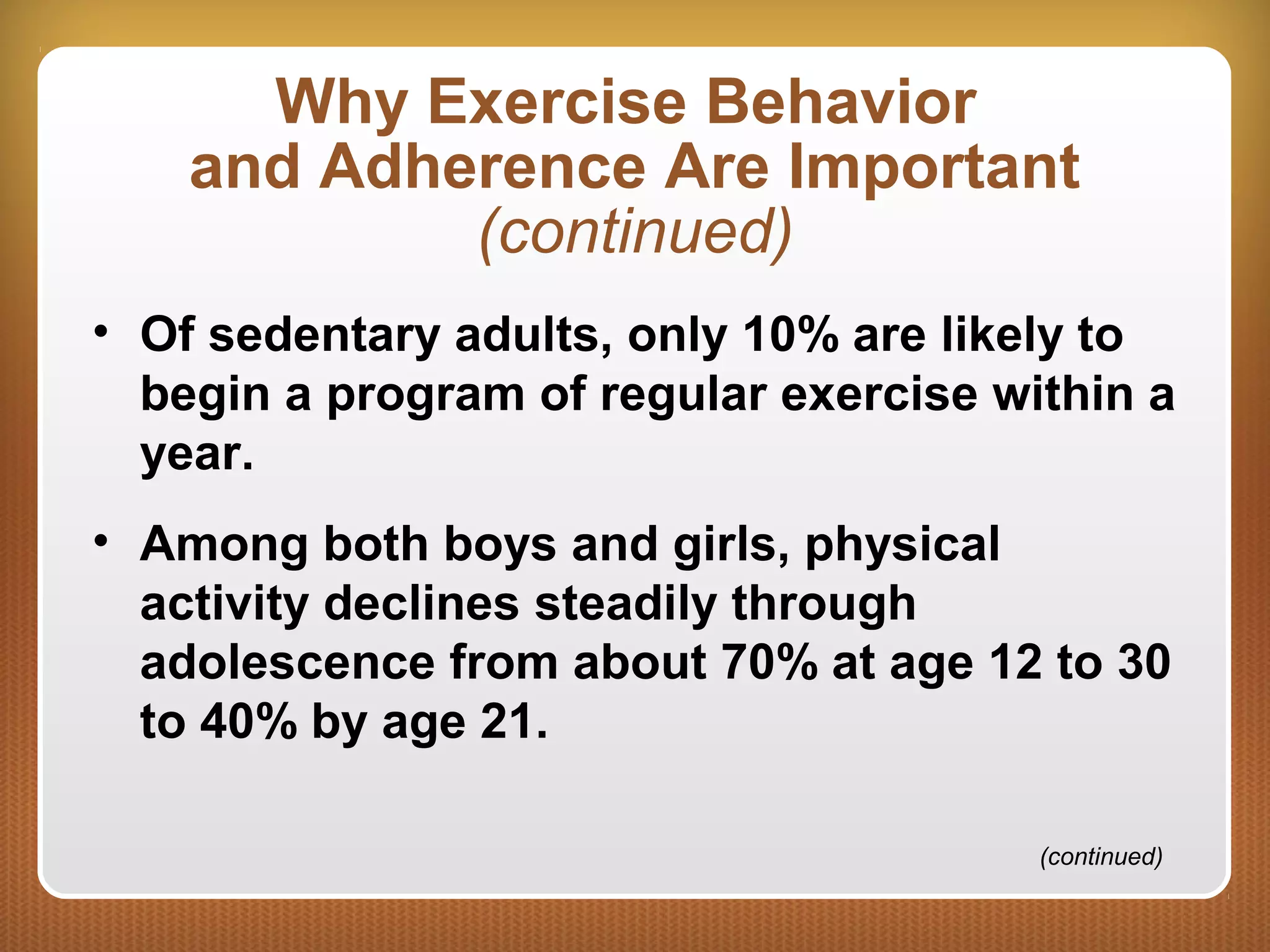 FW279 Exercise Behavior | PPT