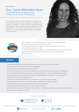 DETALLE Y FINALIZACIÓN EN ORTODONCIA | PDF