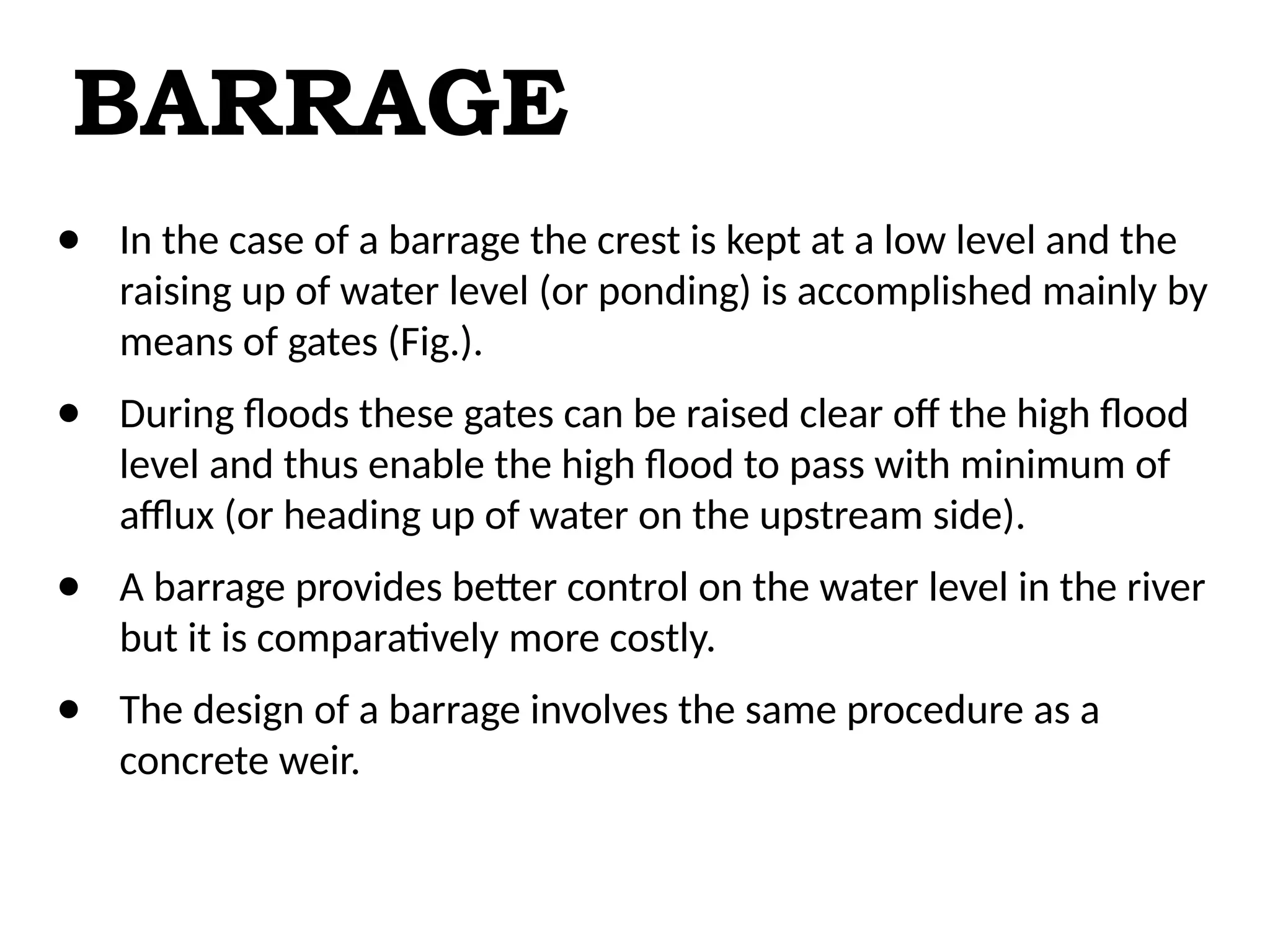 Weir and barrage- Causes of failure of weirs on permeable soils.pptx