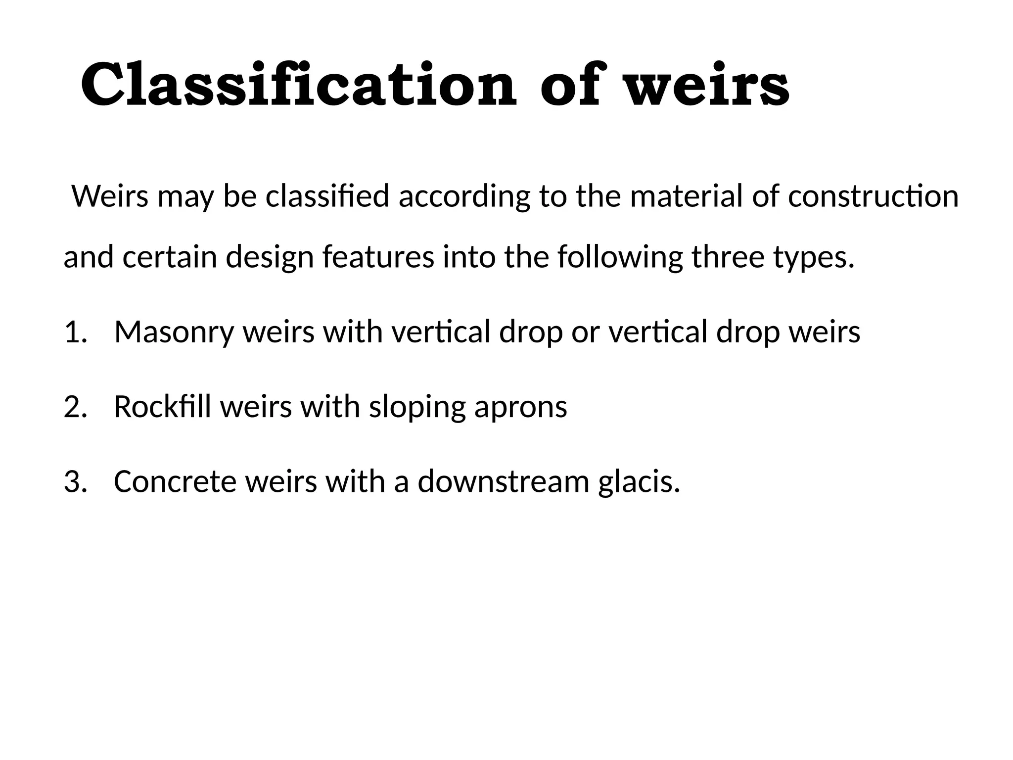 Weir and barrage- Causes of failure of weirs on permeable soils.pptx