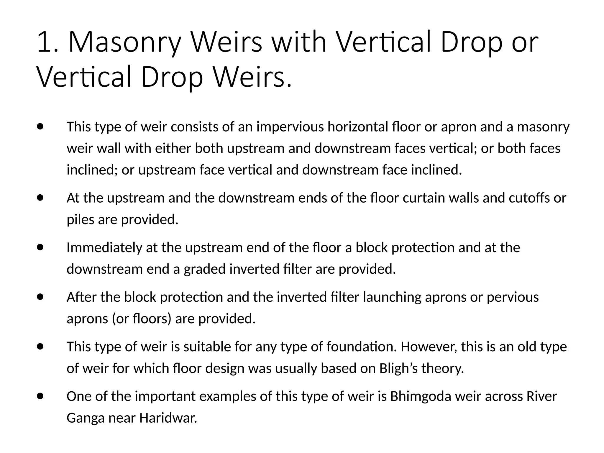 Weir and barrage- Causes of failure of weirs on permeable soils.pptx