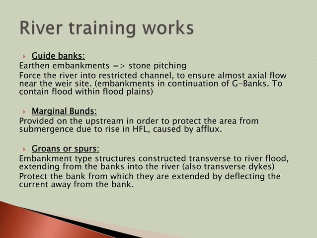 Weir and barrage lecture | PPT