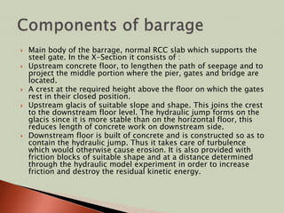 Weir and barrage lecture | PPTX