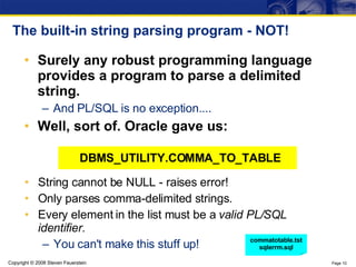 Weird Plsql | PPT