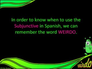 Weirdo verbs | PPTX