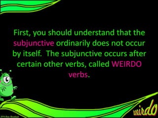 Weirdo verbs | PPTX