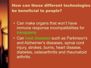 HS Biology - Biotechnology (gen. engineering, cloning, stem cells) | PDF