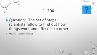 Weird science jeopardy | PPT