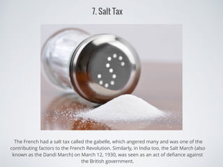 10 weirdest taxes throughout history | PDF