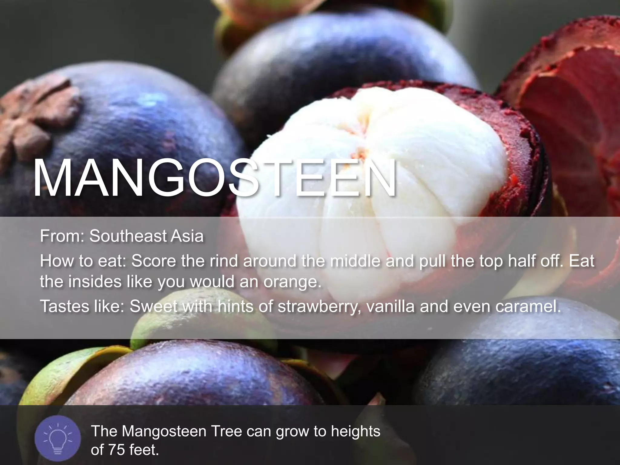 10 Exotic and Delicious Tropical Fruits | PPTX