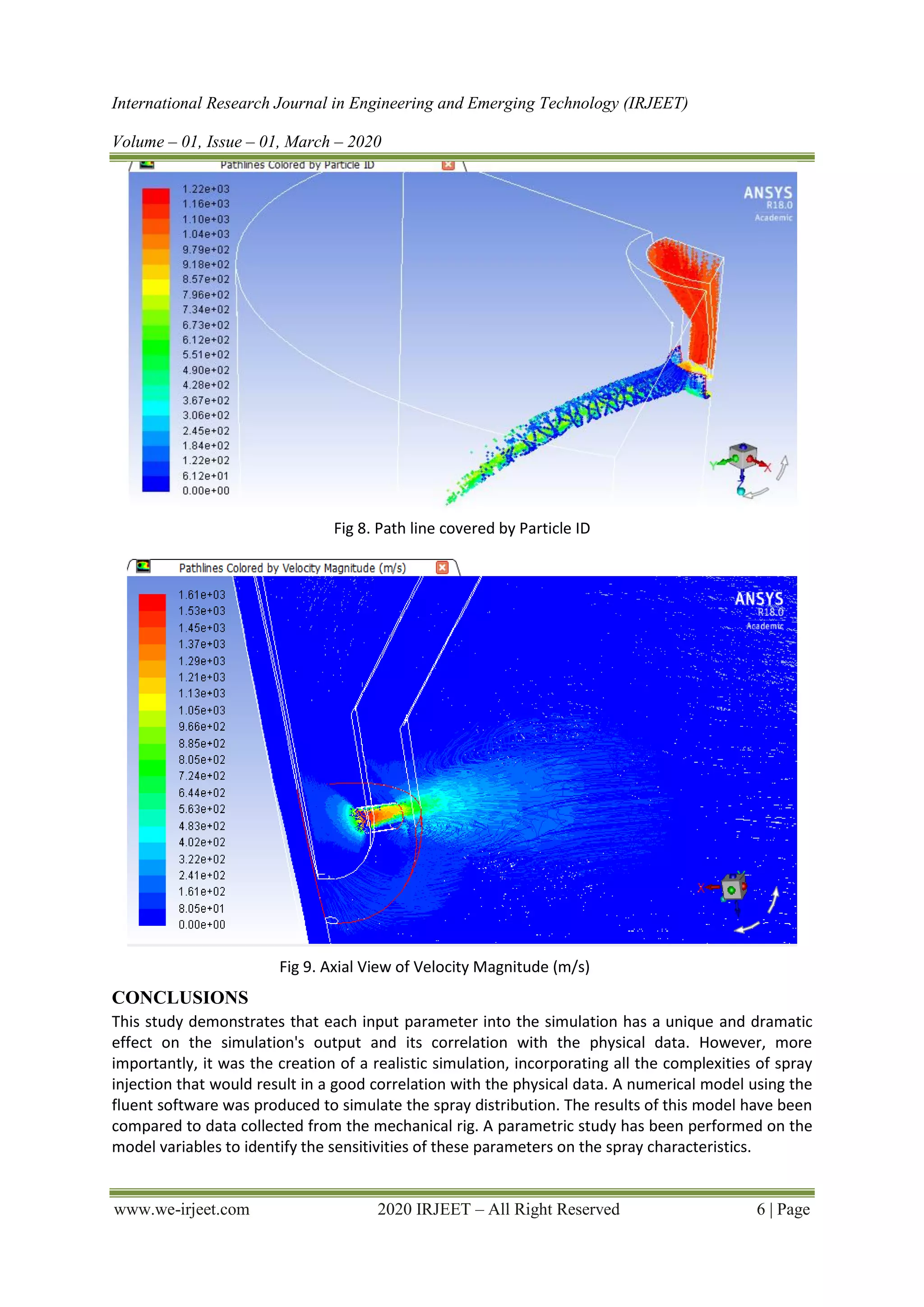 Study of fuel droplets from injector using ansys | PDF