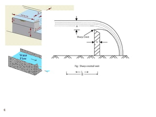 Weirs introduction hydraulic structures for civil engineering | PDF