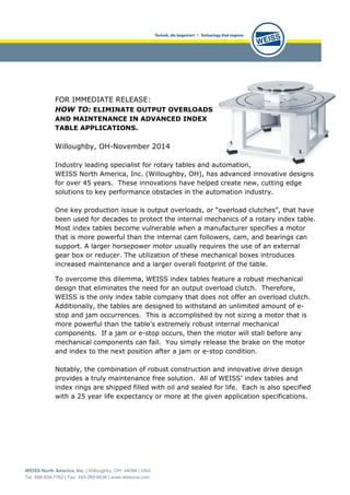 Weiss howto-guide | PDF | Manufacturing Industry | Industries