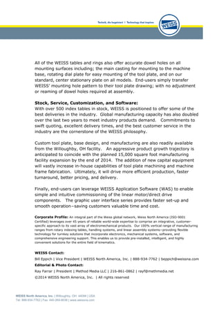 Weiss howto-guide | PDF | Manufacturing Industry | Industries