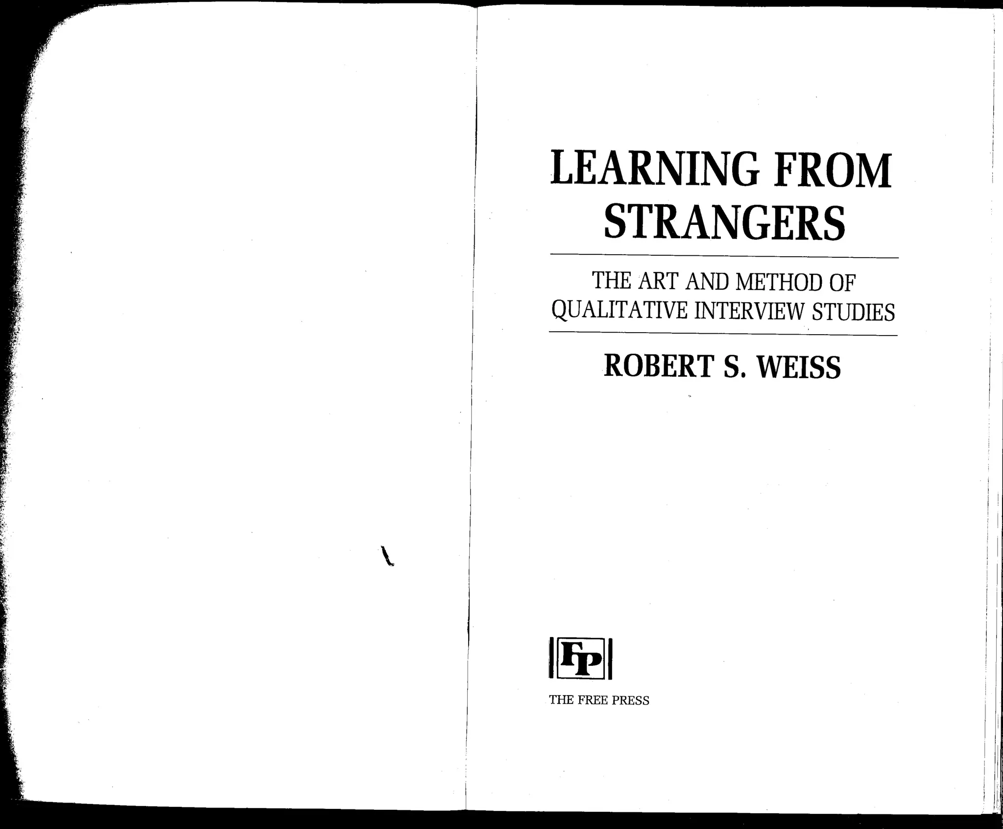 Weiss learning from strangers | PDF