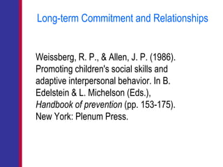 Roger Weissberg Slides | PPT