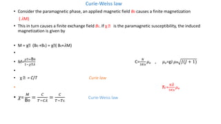 Weiss field model | PPTX