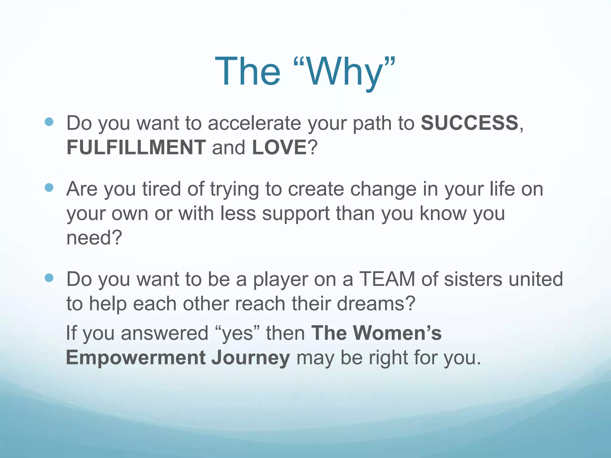 Women's Empowerment Groups | PPTX