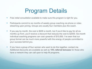 Women's Empowerment Groups | PPTX