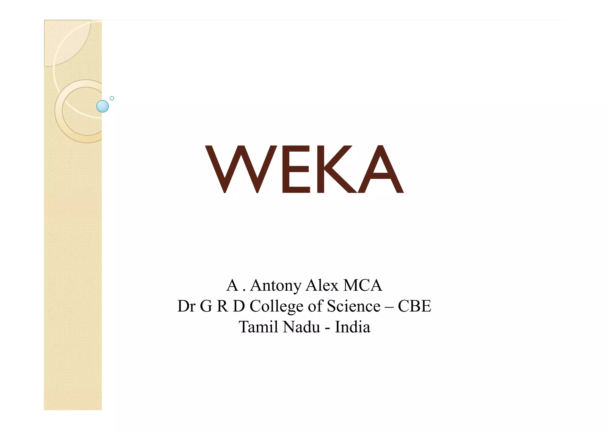 Weka | PDF